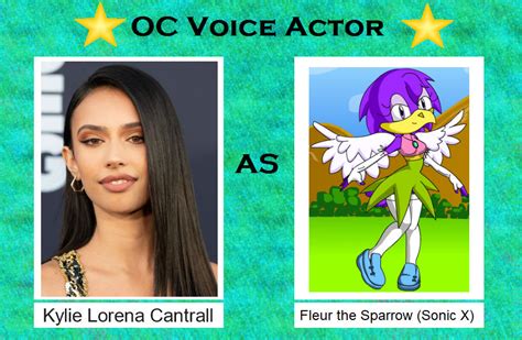 Kylie Cantrall As Fleur The Sparrow Sonic X By Kikibelliboo On Deviantart