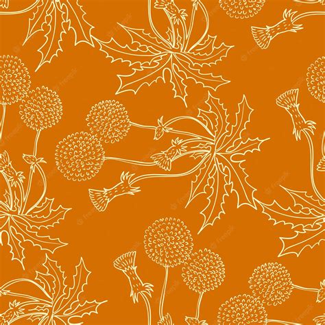 Premium Vector Floral Seamless Background