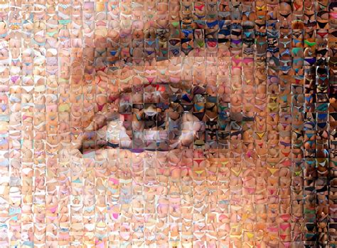 Photomosaic Only You Joël Moens De Hase Belgian Contempory Artist