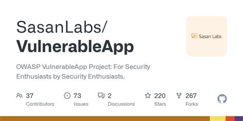Owasp Vulnerableapp A Vulnerableapplication To Help Scanner Evaluate Themselves And Also For