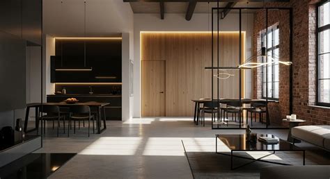 Projeto De Loft Com Mezanino De Madeira