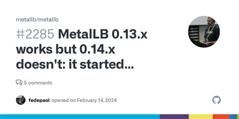 Metallb 013x Works But 014x Doesnt It Started Respecting The