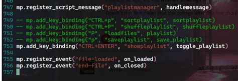 How To Overwrite Key Bindings Set By Third Party Lua Scriptconf Files · Issue 7685 · Mpv