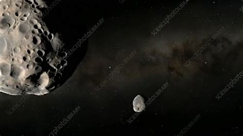 Binary Asteroid Stock Video Clip K0028960 Science Photo Library