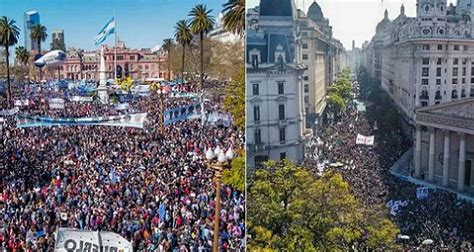 Multitudinaria Marcha En Plaza De Mayo Tras El Atentado A Cristina