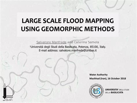 Large Scale Flood Mapping Using Geomorphic Methods Pdf