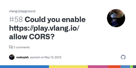 Could You Enable Allow Cors · Issue 58 · Vlang