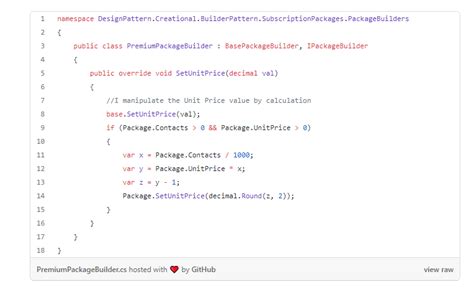 Builder Pattern Of Creational Design Patterns For Net Core