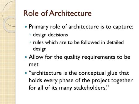 Ppt Experiences From Representing Software Architecture In A Large