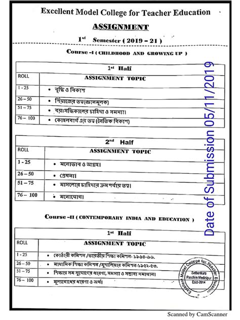 Bed1st Sem Assignment Pdf