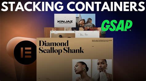 Gsap Stacking Containers Elementor Wordpress Tutorial Flex Container