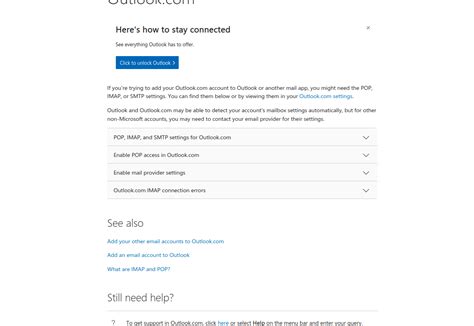 Smtp Outlook Inbox In Hello