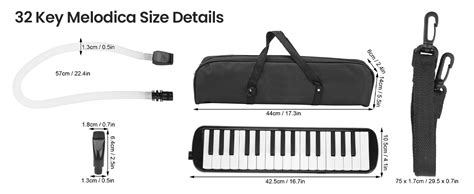 32 Keys Melodica Keyboard Melodica Instrument Mouth Piano