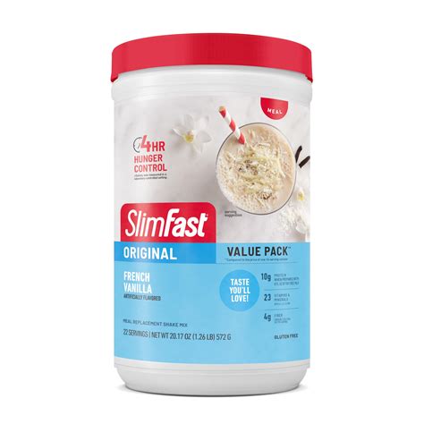Slimfast Meal Replacement Powder Original French Vanilla Weight Loss