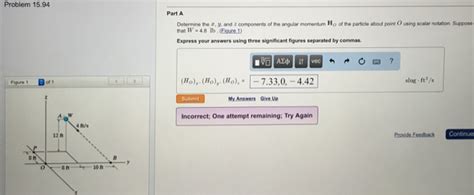 solved determine the x y and z components of the angular