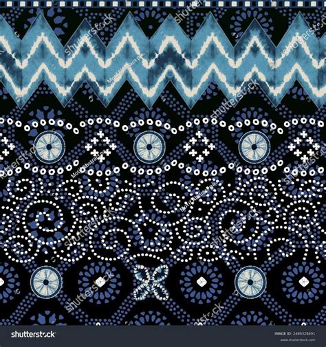 Digital Textile Design Pattern Boder Stock Illustration 2489328491 Shutterstock Textile