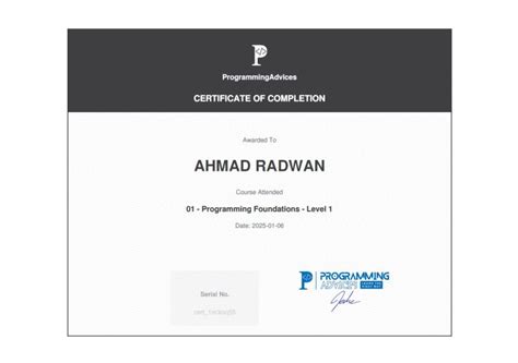 ‏programming Learing Achievement Coding‏ ‏ahmad Radwan‏