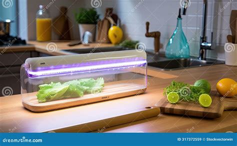 Uv Light Sterilization Longexposure Photography Captures The