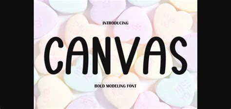 Canvas Font Font Canyon