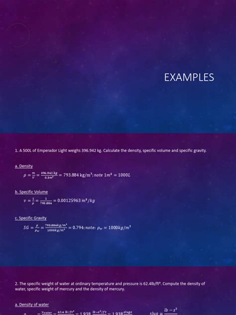 Week 1 Examples Fluid Properties Pdf