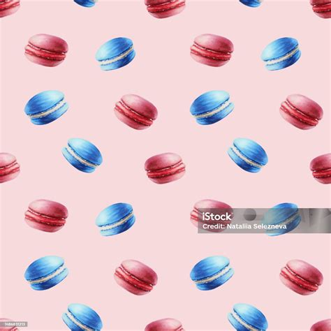 머랭이 있는 수채화 무늬 하얀 고립된 배경에 달콤한 그림을 그리는 손 디자이너 메뉴 상점 거짓말 탐지기 바 비스트로 레스토랑 엽서 포장지 표지 포스터 및 직물용 가벼운에