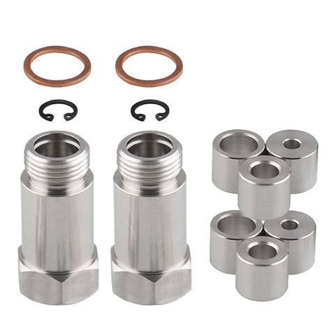 Universal M18 X 1 5 Thread Car Exhaust Oxygen O2 Sensor Spacers Adapter Kit Lanviny Fresh