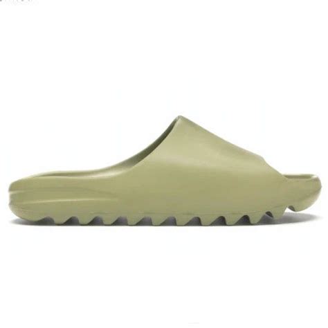 Adidas Yeezy Slide Resin Green Slide Sandal Grailed