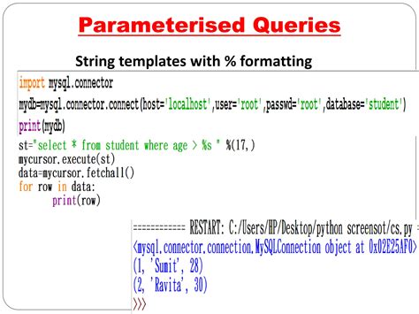 Interfacing Python To Mysql 11363255151 Pptx