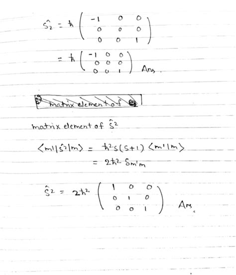 for spin 1 particle construct sx sy sz and s 2 matrix homeworklib