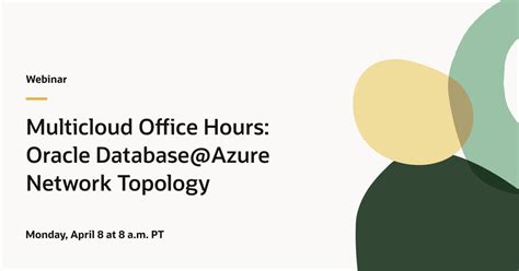 Oracle Cloud On Linkedin Oci Multicloud Office Hours Oracle Databaseazure Network Topology