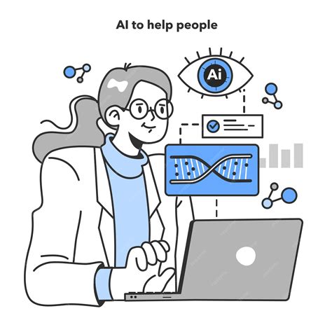 Premium Vector Neural Network Helping Engineers And Scientists Selflearning Computing