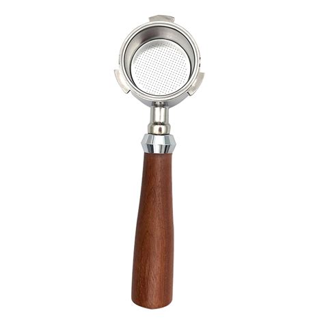 녹슬지 않는 커피 채반 나무 손잡이 스테인리스 스틸 구멍 액세서리 에스프레소 머신 51mm 미세 손쉬운 티몬