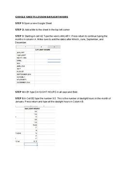 Google Sheets Beginner Lesson By My Heart For Teaching TPT