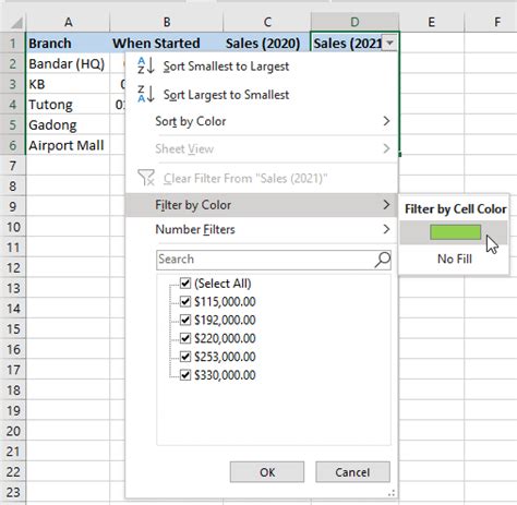 How To Filter Cells With Notes In Excel