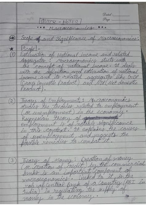 SOLUTION Macroeconomics Scope And Significance Studypool