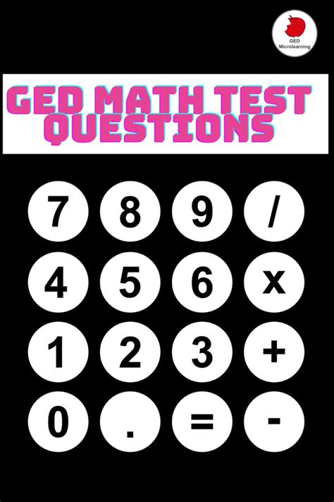 Ged Math Test Questions Ged Math Math Test Math Test Prep