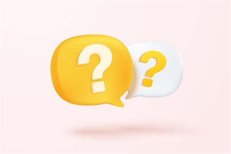 3d 물음표 아이콘 기호 또는 질문 Faq 및 Qa 답변 솔루션 정보 질문 질문 답변 기호 또는 만화 최소 스타일 개념 3d