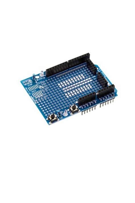 Genel Markalar I Mini Breadboardlu Arduino Uno R3 Proto Shield Kiti