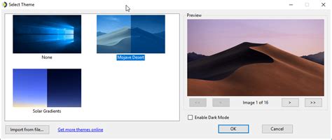 how to get mojave dynamic desktop feature on windows 10