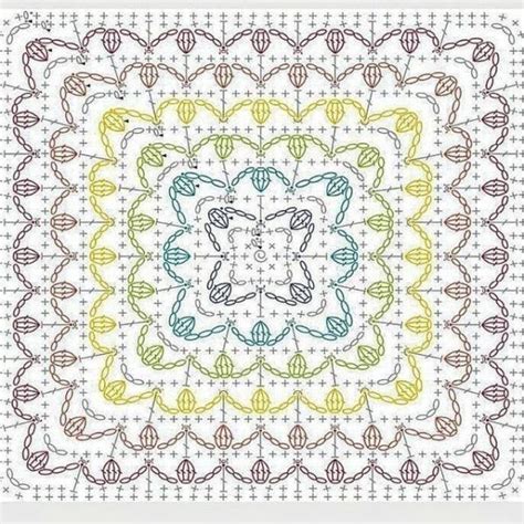 Beautiful Crochet Square Diagrams For Your Next Project Manual Crafts