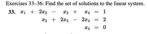 Solved Exercises 33 36 Find The Set Of Solutions To The