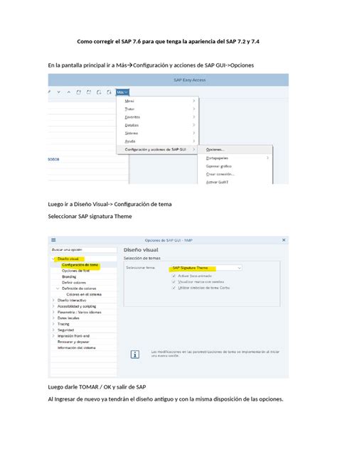 Como Corregir El Sap 760 Para Que Se Vea Igual Que El 740 2 Pdf