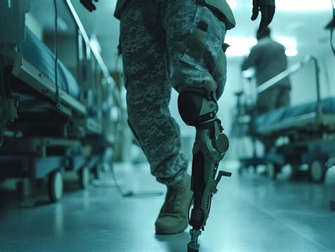 Premium Photo Prosthetic Leg For Military And Soldiers In The Army