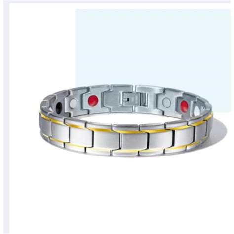 Health Magnetic Bracelet Male Stainless Steel Wrist Band Magnetic