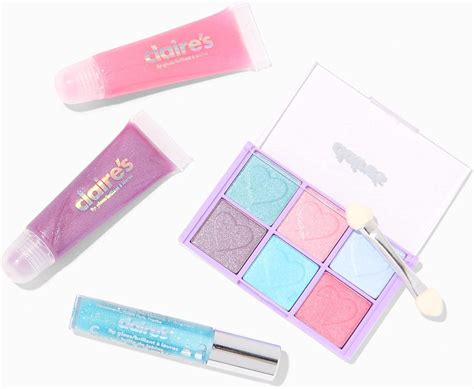 Claires Purple Gamer Bling Makeup Tin Stylish And Convenient