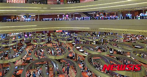 마리나베이샌즈 싱가포르 카지노 전경