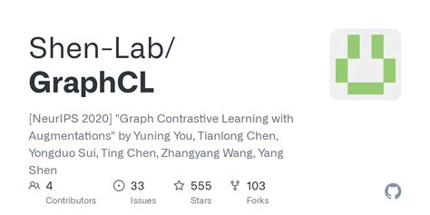 issues · shen lab graphcl · github