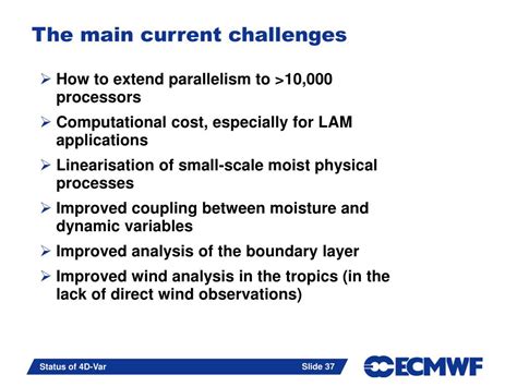 Ppt Status Of Four Dimensional Variational Data Assimilation Powerpoint Presentation Id 3308687