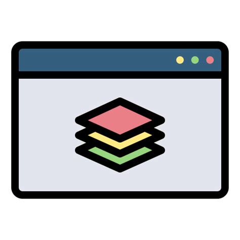 Full Stack Generic Outline Color Icon