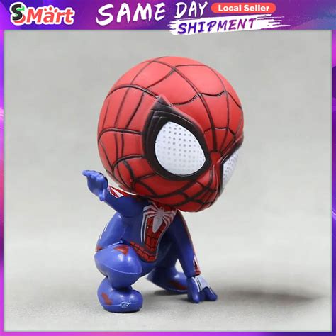 Spider Man Cute Action Figure Posture Anime Decoration Collection